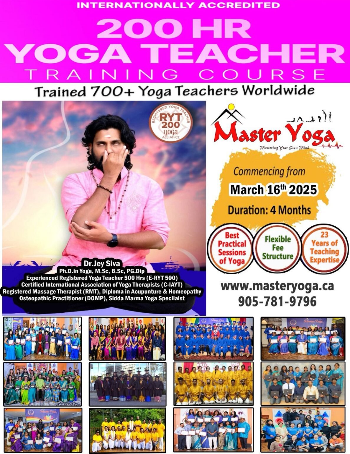 Yoga Teacher Training RYT – Master Yoga